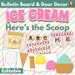 Summer Bulletin Board Kit With Writing Activities in Ice Cream Theme - Etsy