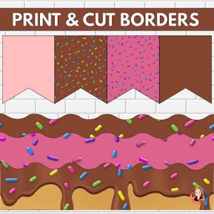 Donut Theme Classroom Decor Bulletin Board Set, Printable Bulletin ...