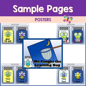 Butterfly Classroom Decor Set, Butterflies and Bugs Theme, Classroom ...