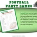Printable Football Party Games Bundle | Fun Activities for Adults and ...