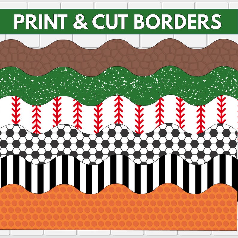 Back to School Sports Bulletin Board Kit With Pennant Craft | Classroom ...