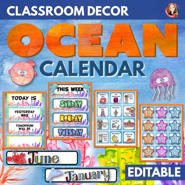 Ocean Theme Classroom - Etsy