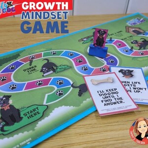 Printable Growth Mindset Game for Kids | Social Emotional Learning Game ...