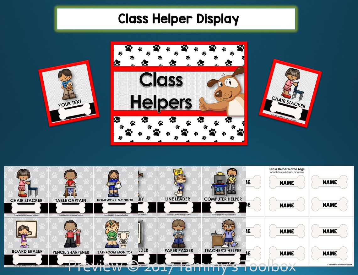 Dog Paws Theme Classroom Decor and Activities Bundle - Etsy