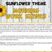 Digital Morning Meeting and Assignment Slides in Sunflower Theme - Etsy