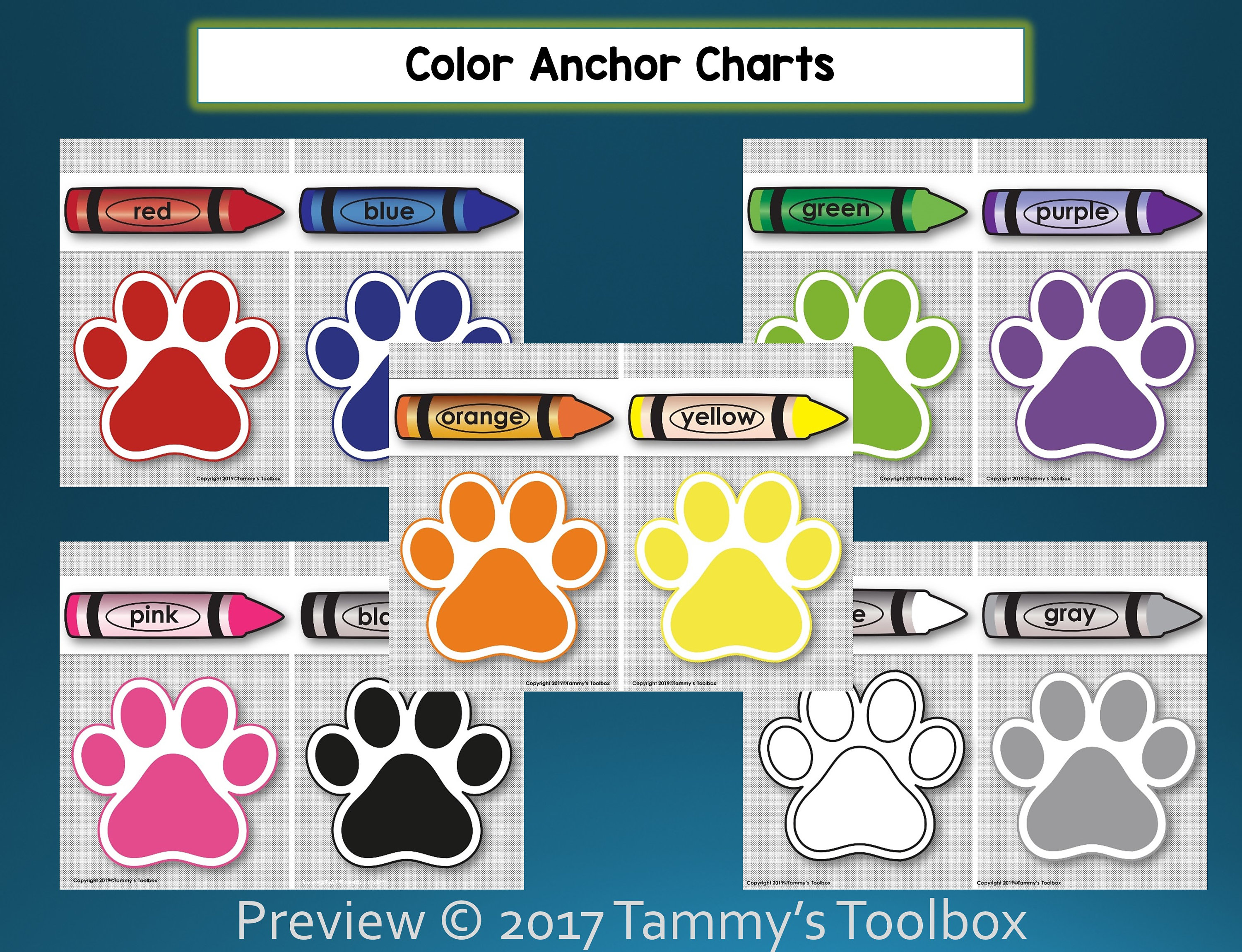 Dog Paws Theme Classroom Decor and Activities Bundle - Etsy