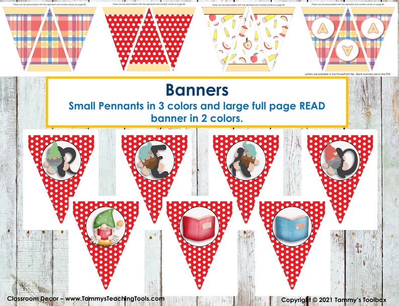 School Gnomes Theme Classroom Decor Bundle and Activities With ...