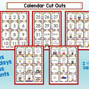 Editable Classroom Calendar in Crayon Theme, Crayon Classroom Decor ...