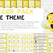 Bee Classroom Decor Calendar and Class Schedule, Bee Theme Classroom ...