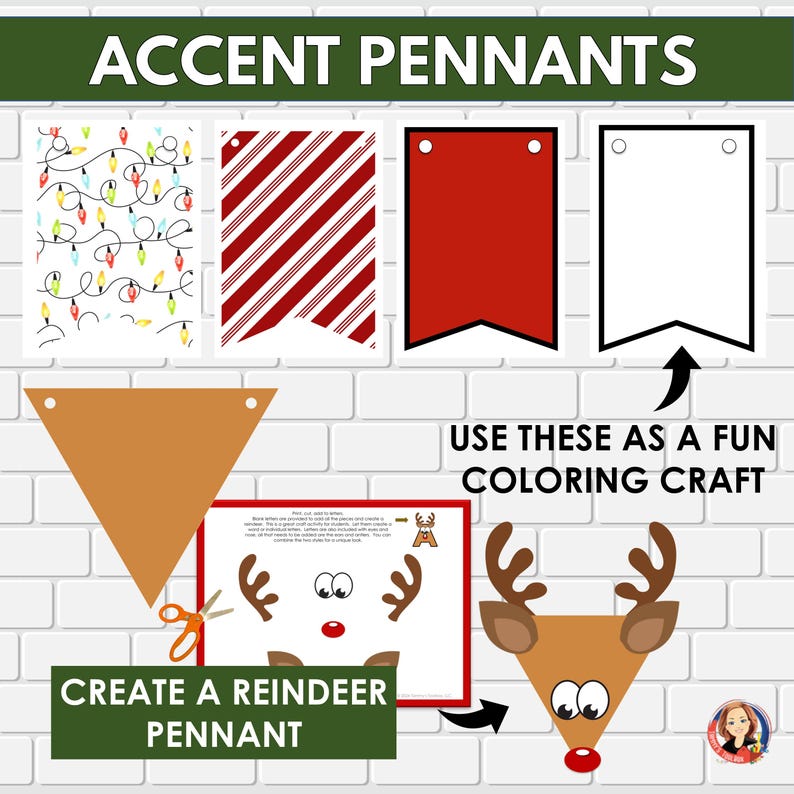 Christmas Bulletin Board Kit, Santa Bulletin Board Letters, Build a ...