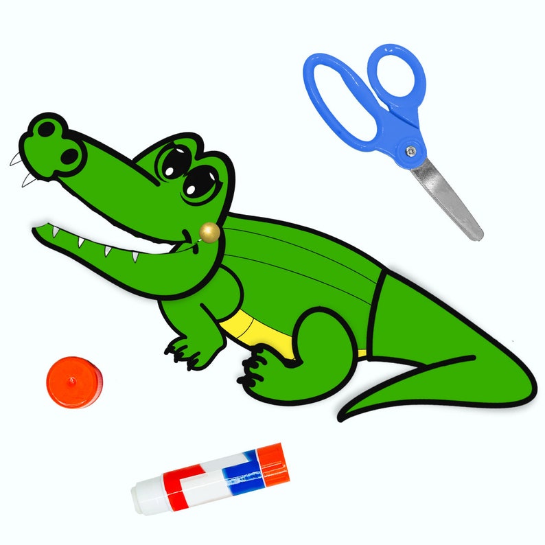 Alligator Craft, Alligator Swamp Theme Classroom, Alligator Party Decor ...