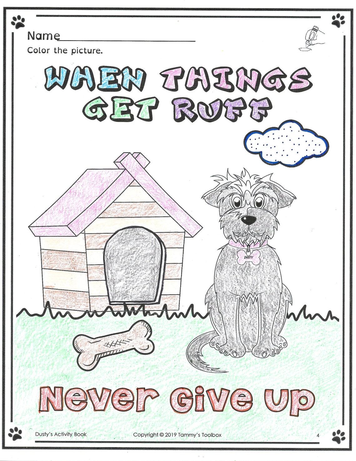 Growth Mindset Worksheets Coloring Pages and Activities - Etsy