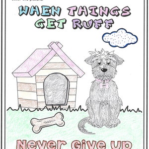 Growth Mindset Worksheets Coloring Pages and Activities, Dog Coloring ...
