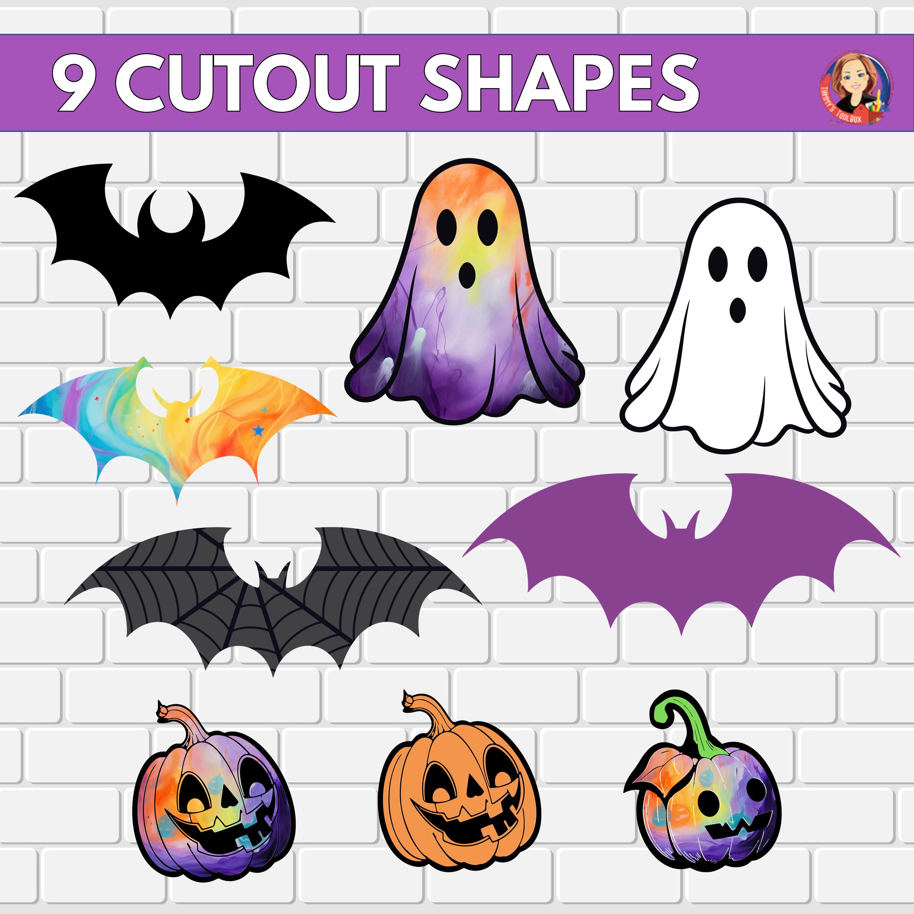 Halloween Bulletin Board Kit and Classroom Decor, Halloween Ghost ...