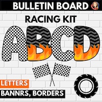 Race Car Track Printable, Race Car Birthday Party Pattern, Paper Track ...
