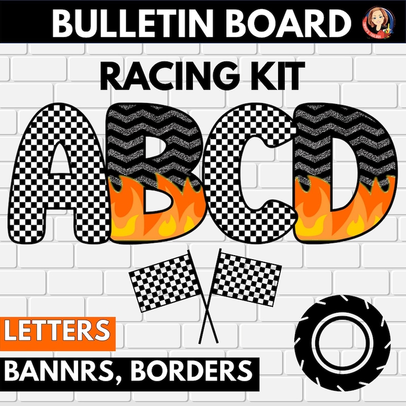 Checkered Bulletin Board Border - Etsy