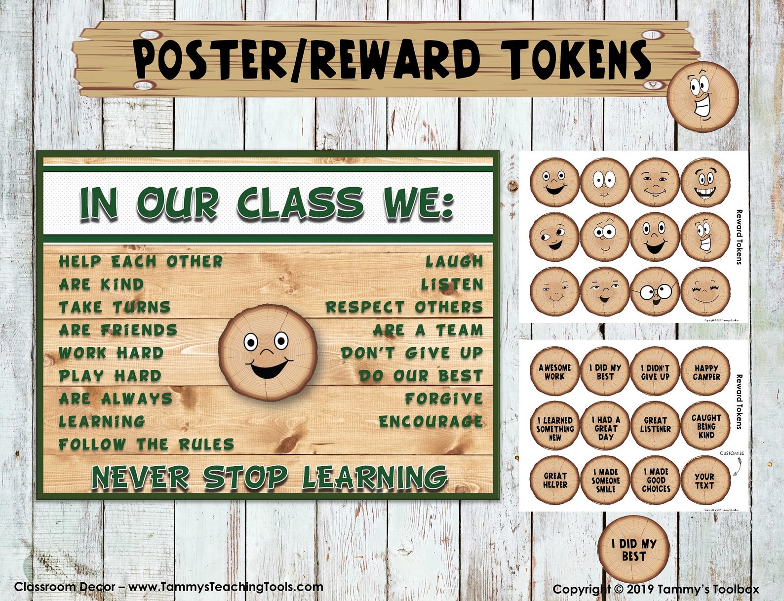 Editable Camping Classroom Decor Schedule and Classroom Management Set ...