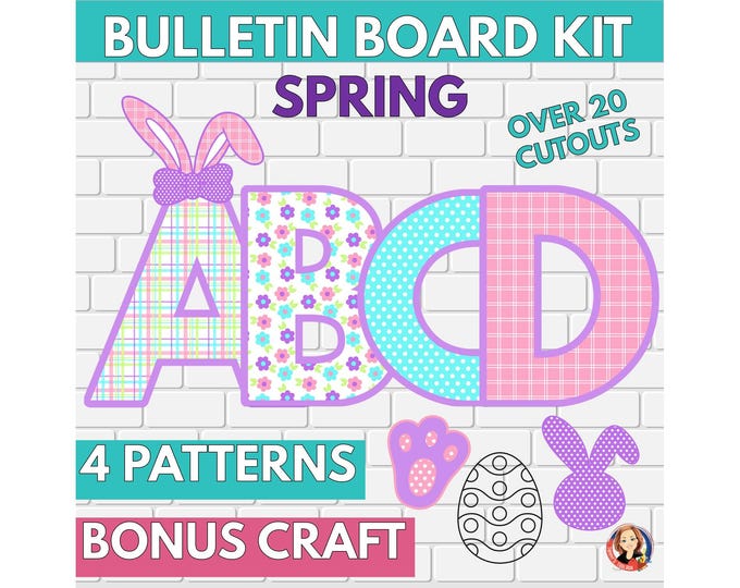 Spring Easter Egg Bulletin Board Kit - Etsy Canada