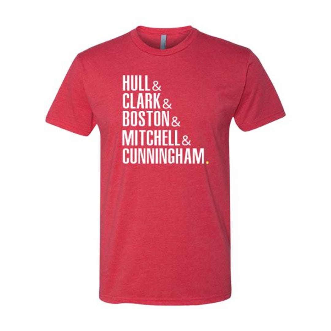 Indiana Basketball Hull Clark Boston Mitchell Cunningham Unisex Tshirt ...
