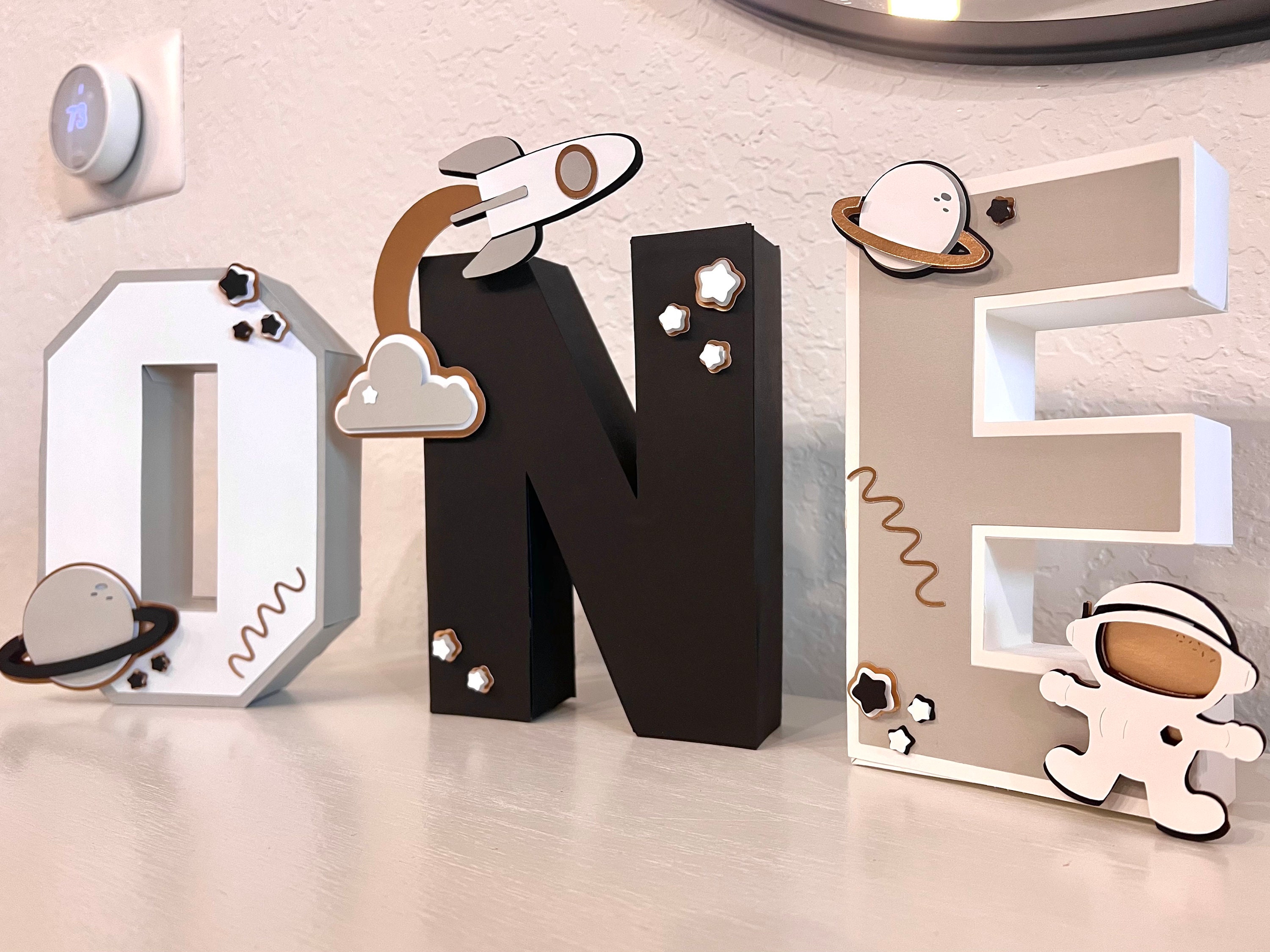 Custom 3D Letters / Numbers for Birthday Party Anniversary - Etsy