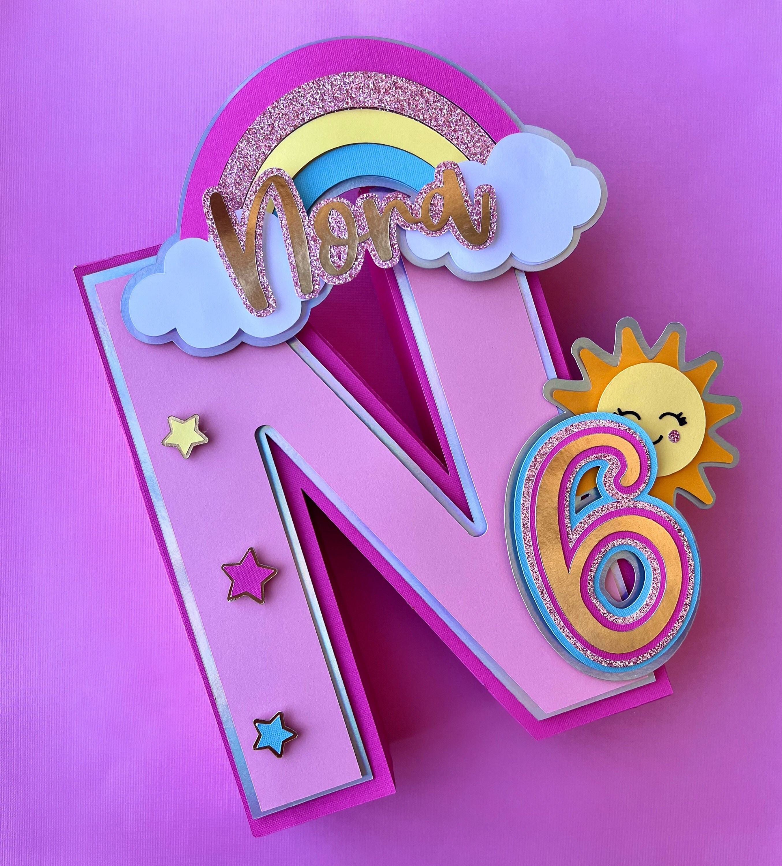 Custom 3D Letters / Numbers for Birthday Party Anniversary - Etsy