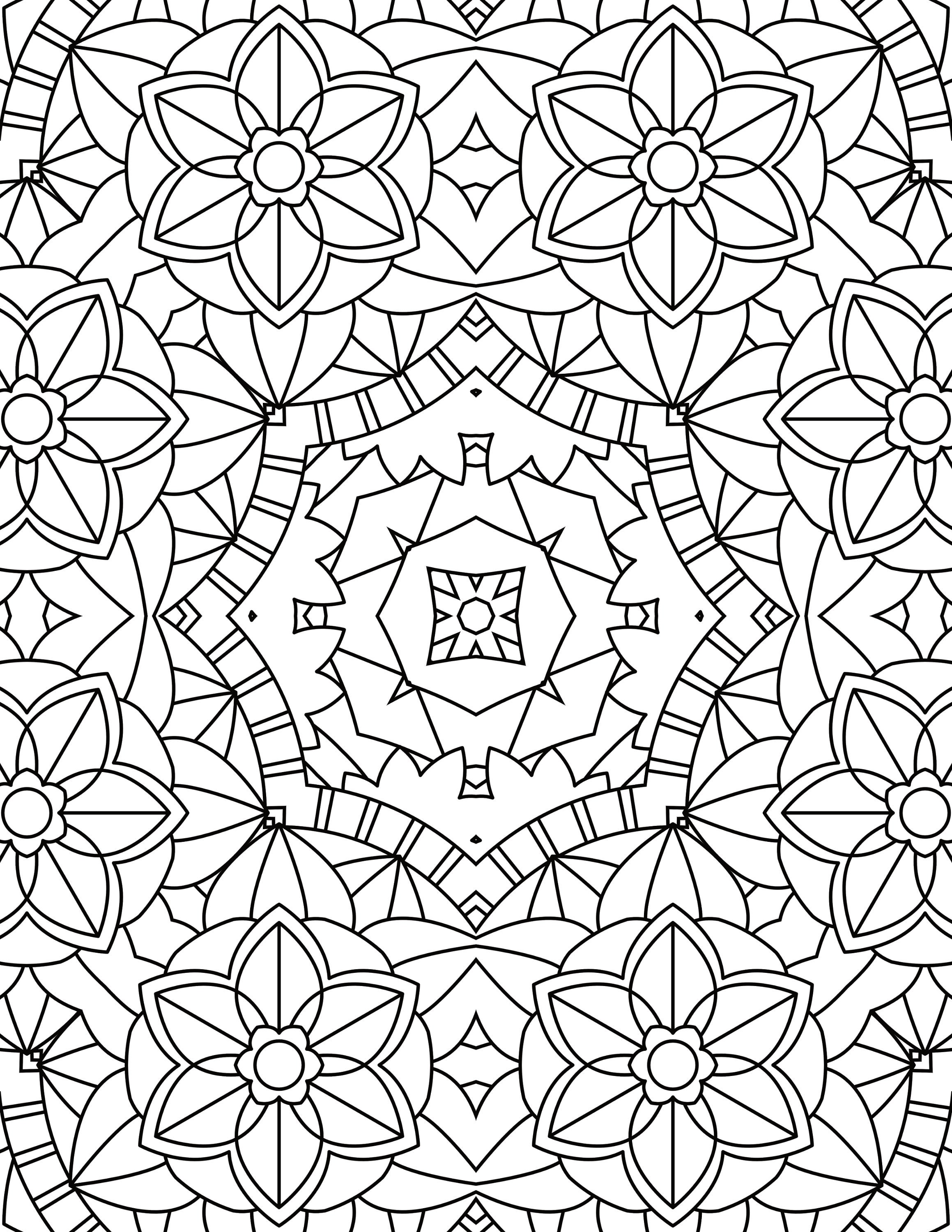 10 A4 Sized Mandala Patterns to Colour and Meditate. Adult Colouring ...