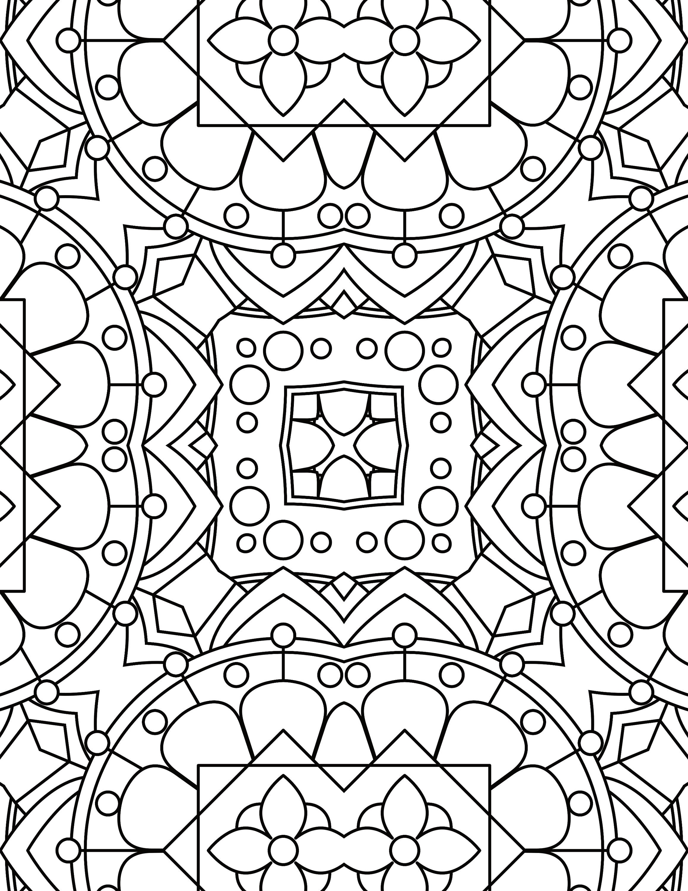 10 A4 Sized Mandala Patterns to Colour and Meditate. Adult Colouring ...