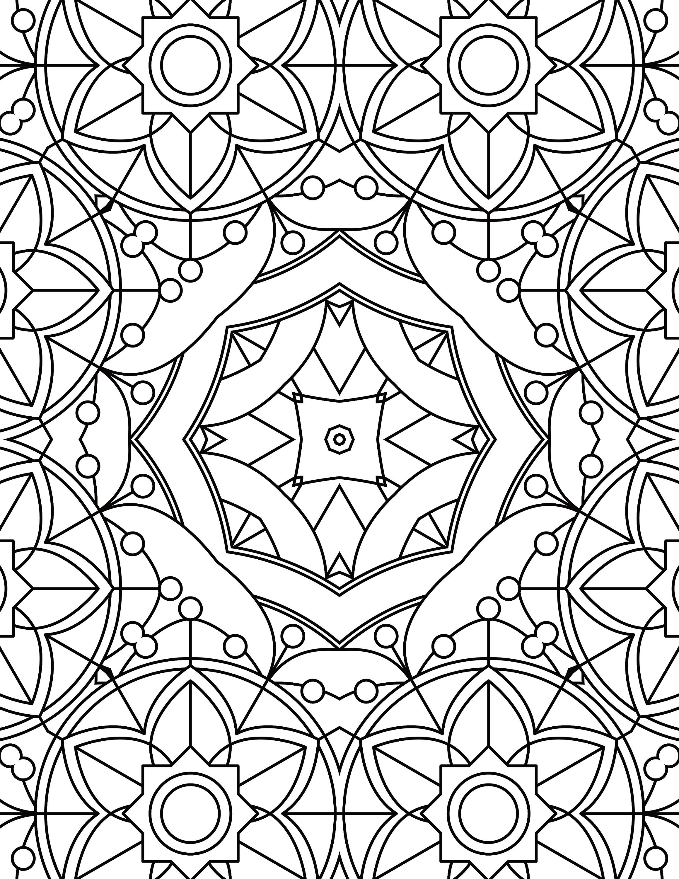 10 A4 Sized Mandala Patterns to Colour and Meditate. Adult Colouring ...