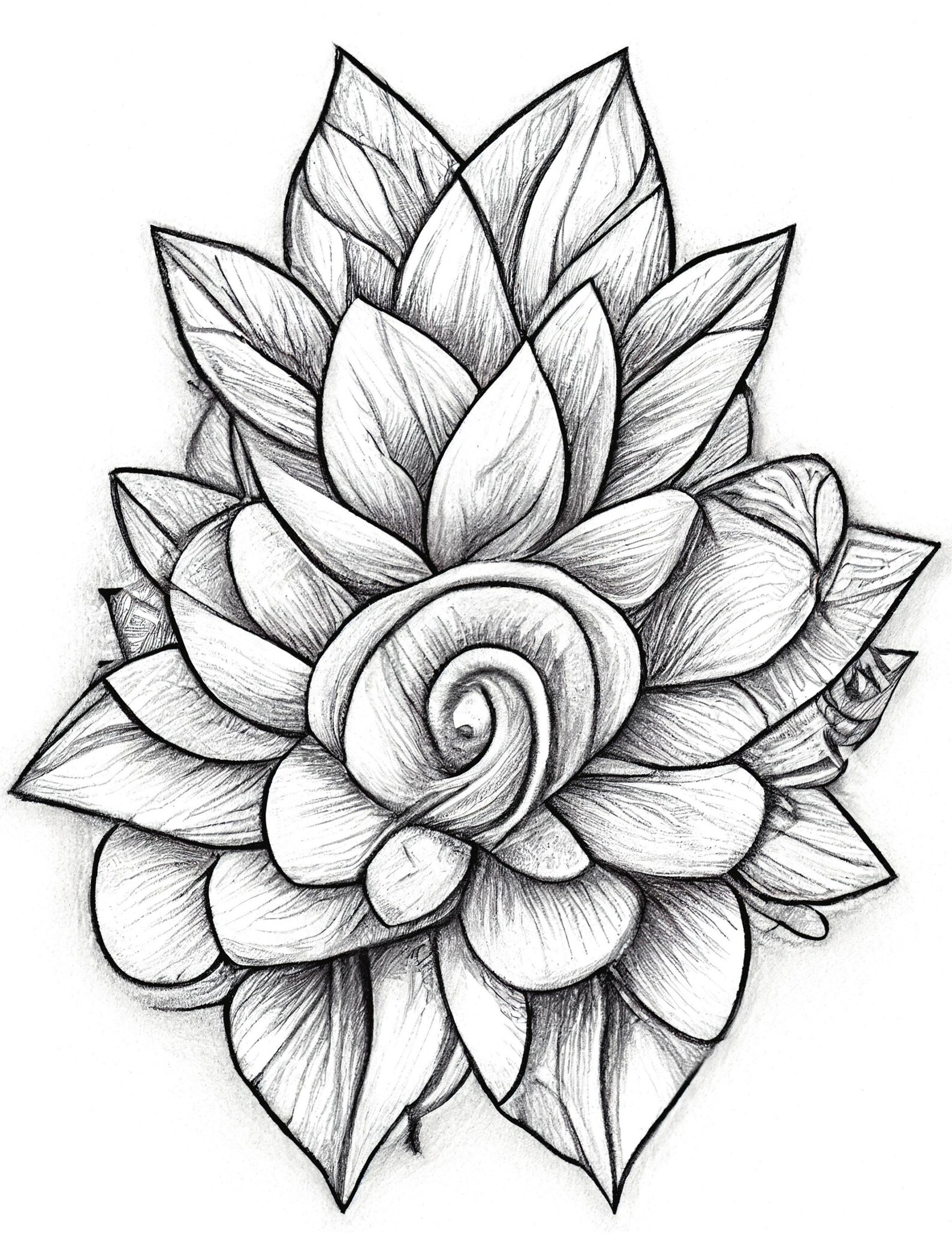 Roses and Leaves Colouring Pages - Big Bundle of 10 Images to Print and ...