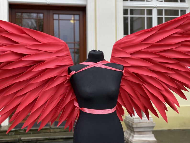 Red Angel Wings for Photo Shoot Choice Color and Size Angel - Etsy