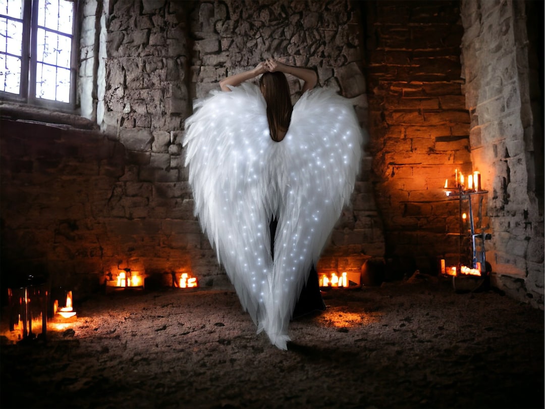 Illuminated Angel Wings for Photoshoot Victoria Secret Wings With 200 ...