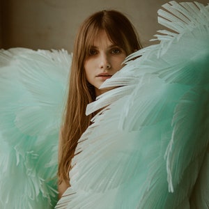 Menthol Angel Wings Photoshoot, Large Angel Wings Costume Size for ...