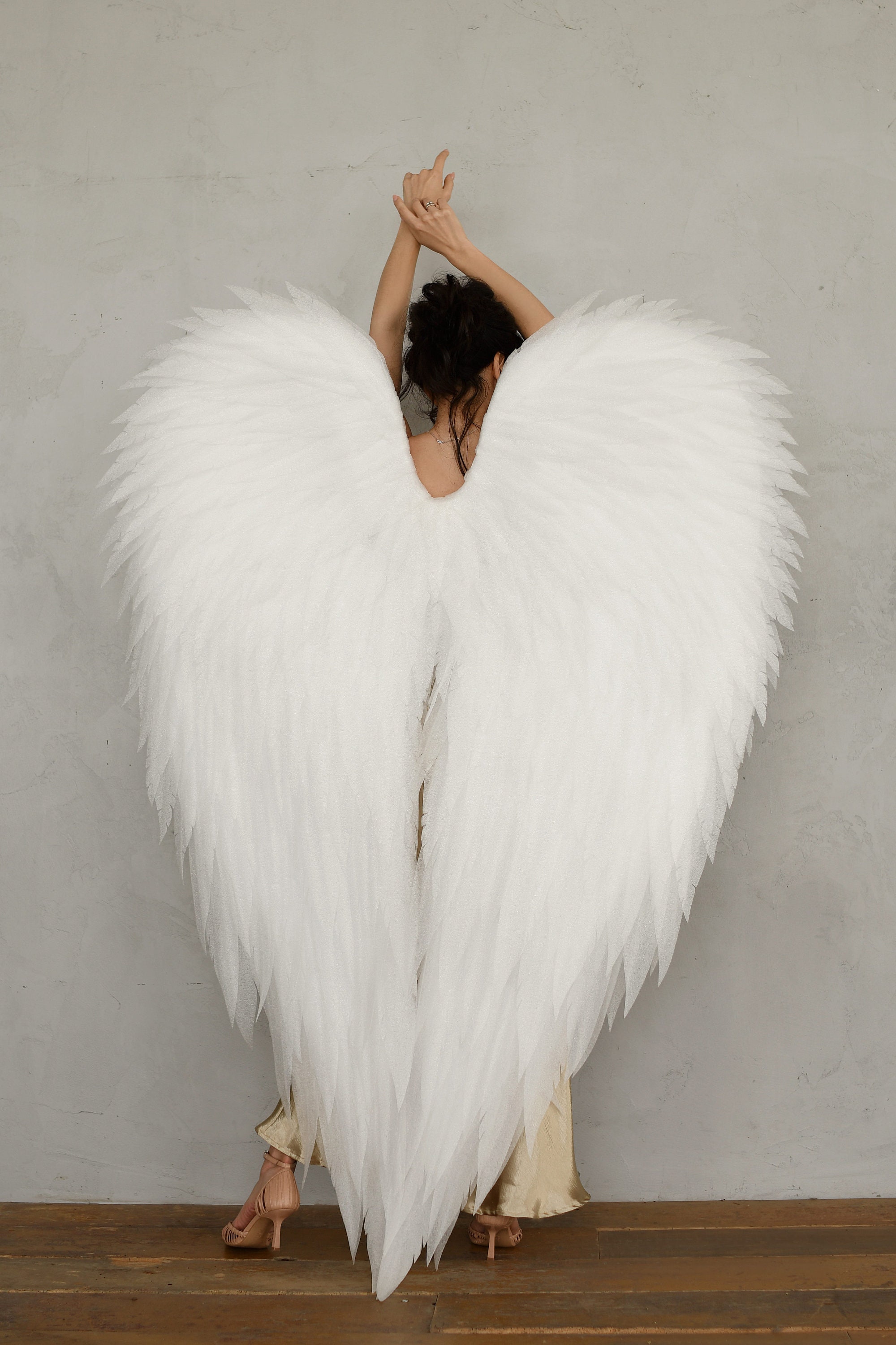 Big White Angel Wings Adult, Angel Costume Wings, Photo Props Wings ...