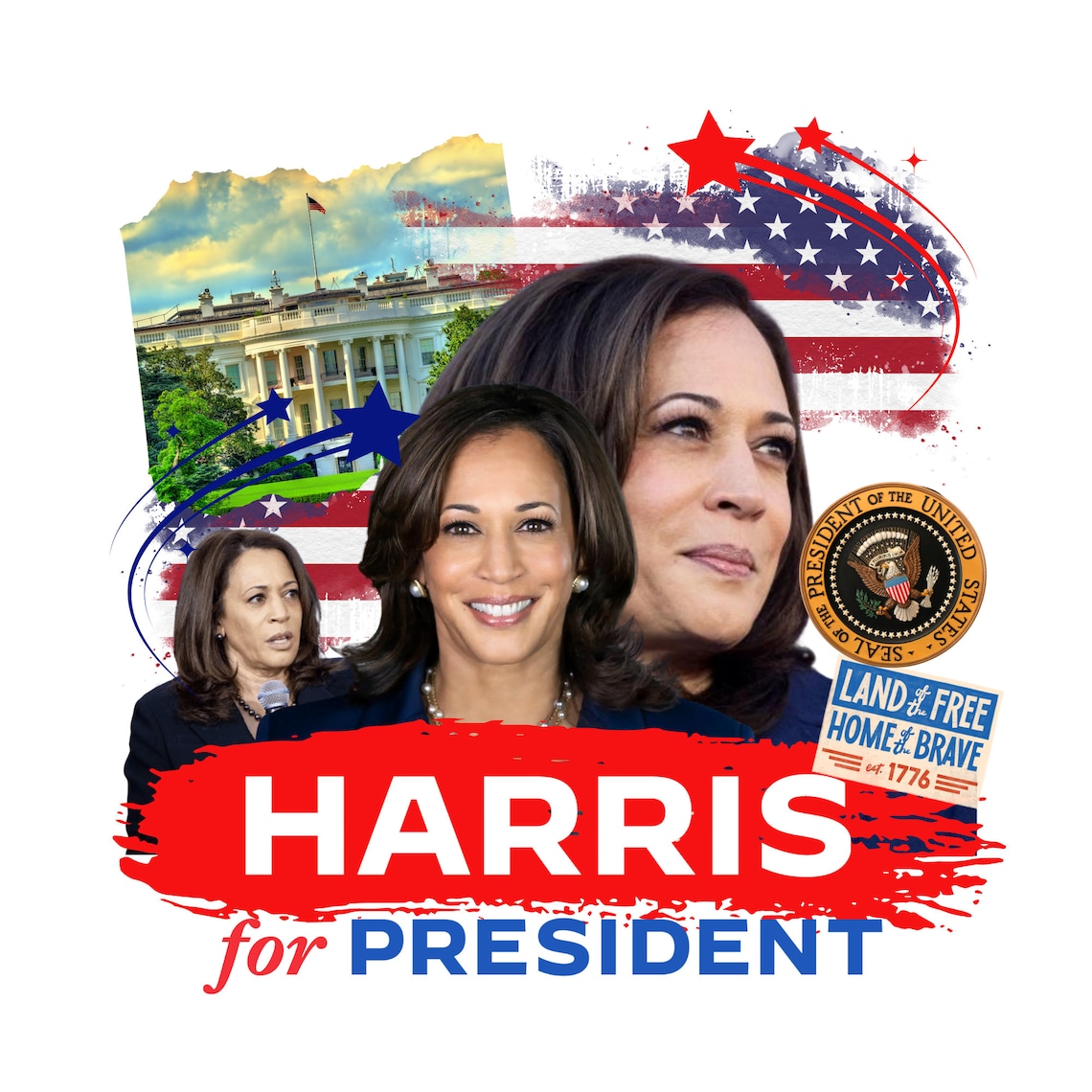 Kamala Harris 2024 PNG, Kamala Harris Photo, Vice President, Election ...