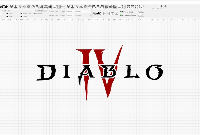 Diablo 4 Logo SVG DXF AI Digital Downlaod - Etsy Canada
