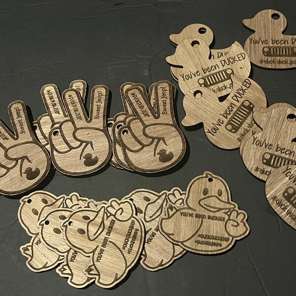 Jeep Duck Tags - Etsy