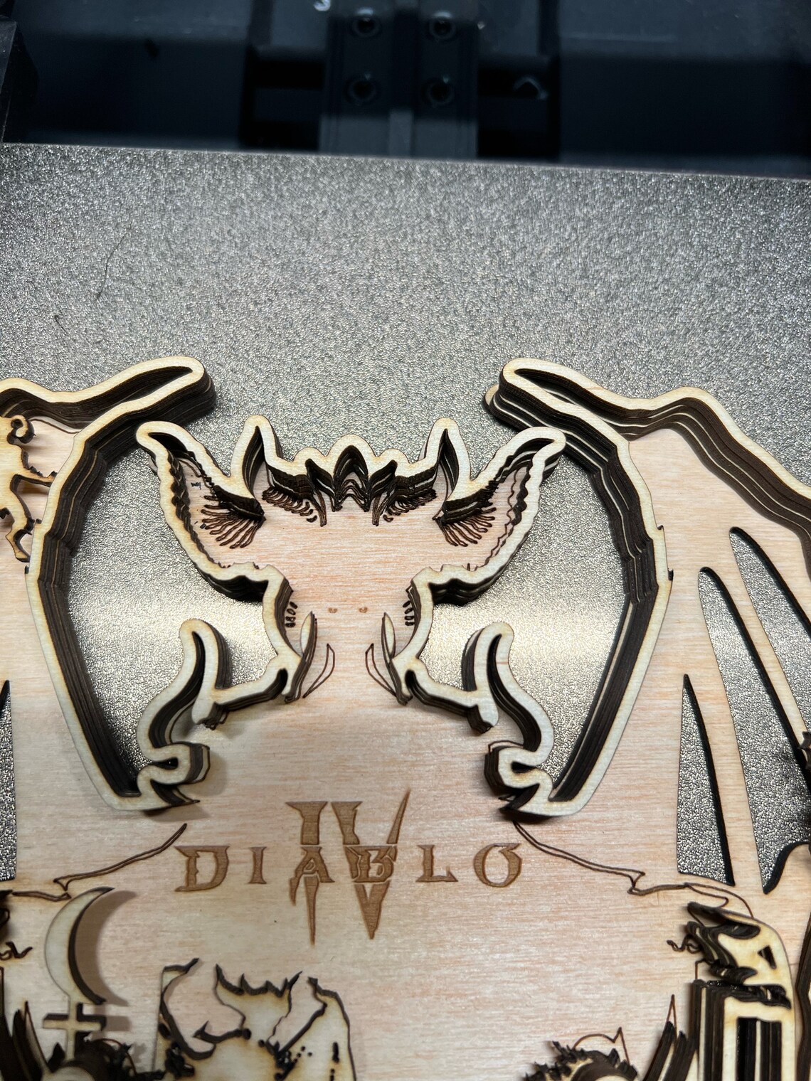 Diablo 4 Multi Layer File SVG DXF AI and Light Burn Download Only - Etsy