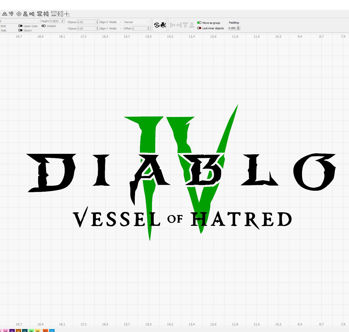 Diablo 4 Vessel of Hatred Logo SVG, DXF, AI File - Etsy
