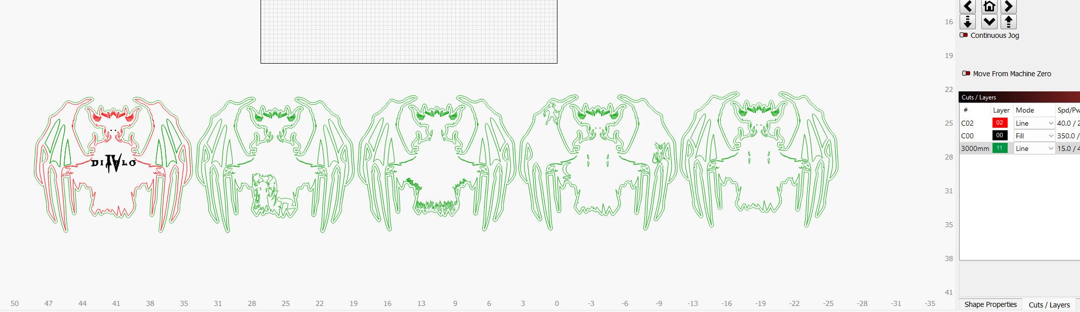 Diablo 4 Multi Layer File SVG DXF AI and Light Burn Download Only - Etsy