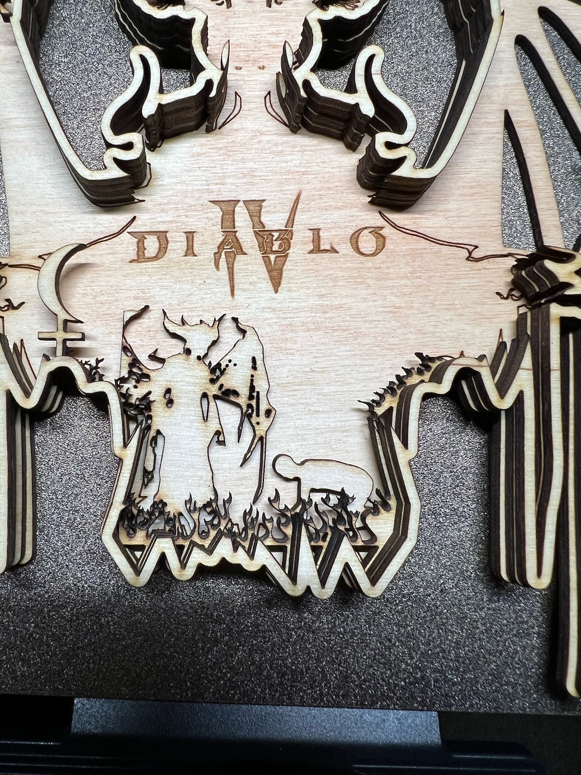 Diablo 4 Multi Layer File SVG DXF AI and Light Burn Download Only - Etsy