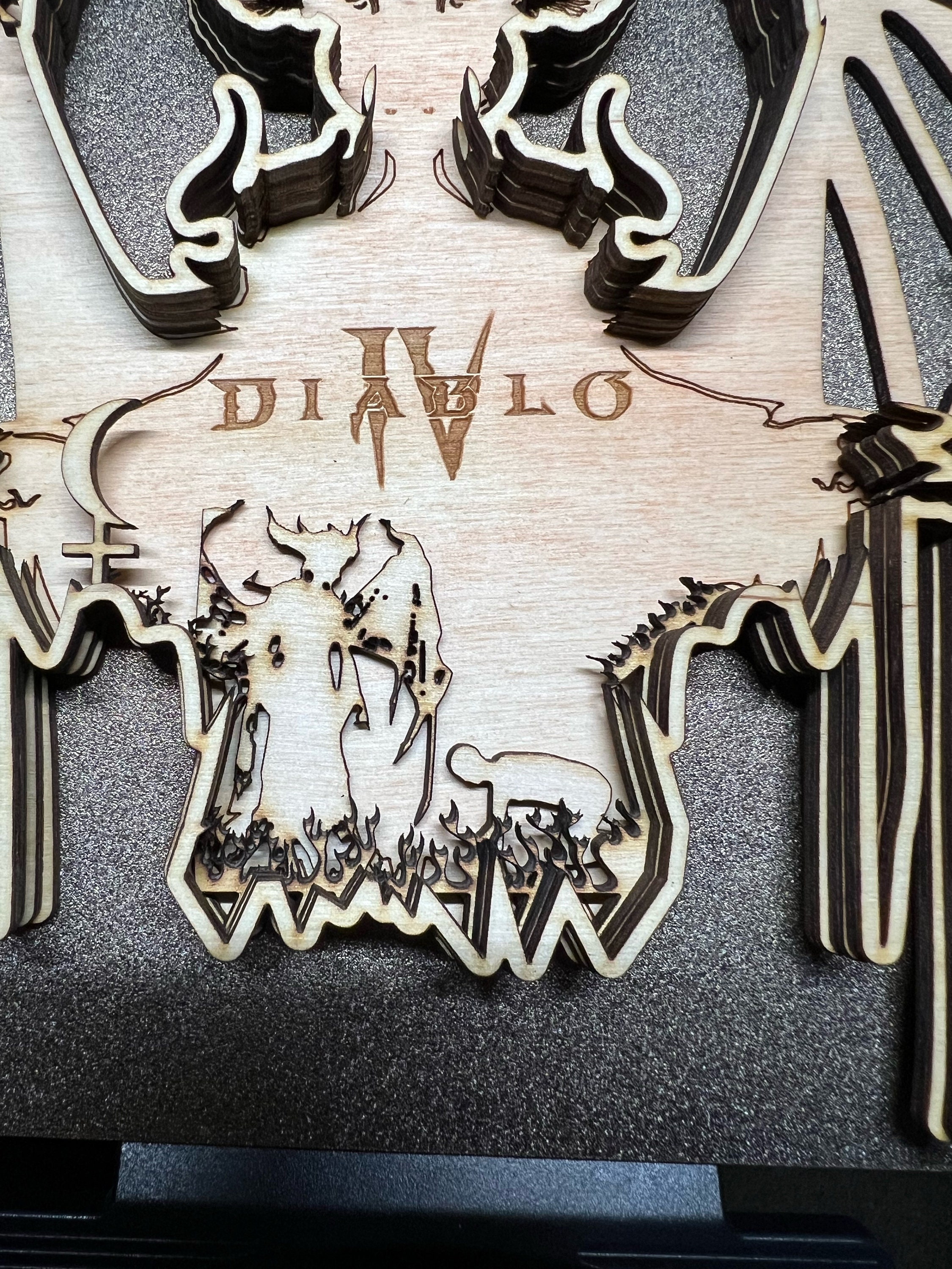 Diablo 4 Multi Layer File SVG DXF AI and Light Burn Download Only - Etsy