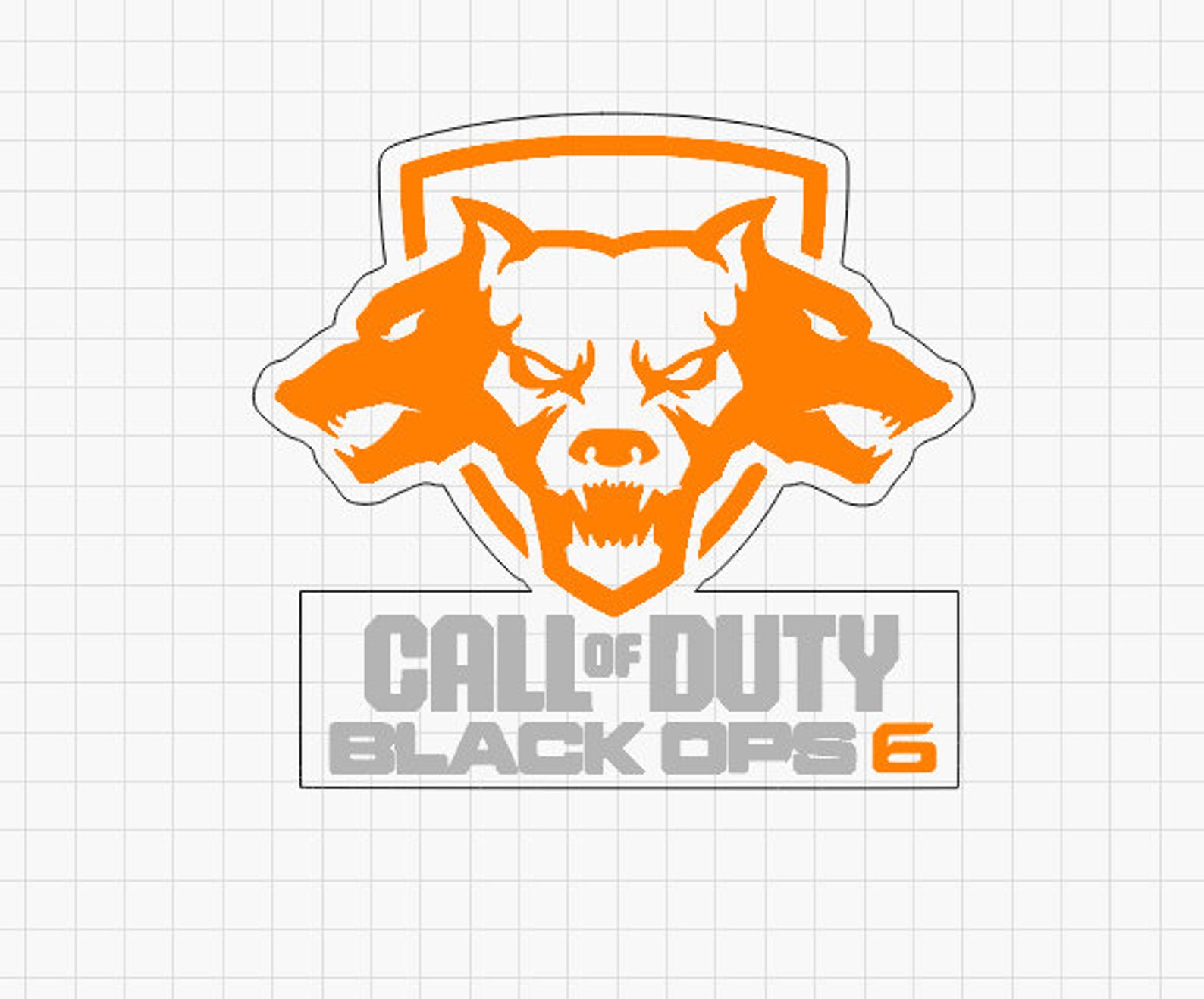 Call of Duty: Black Ops 6 Logo SVG DXF AI Digital Download - Etsy
