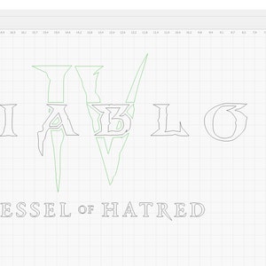 Diablo 4 Vessel of Hatred Logo SVG, DXF, AI File - Etsy
