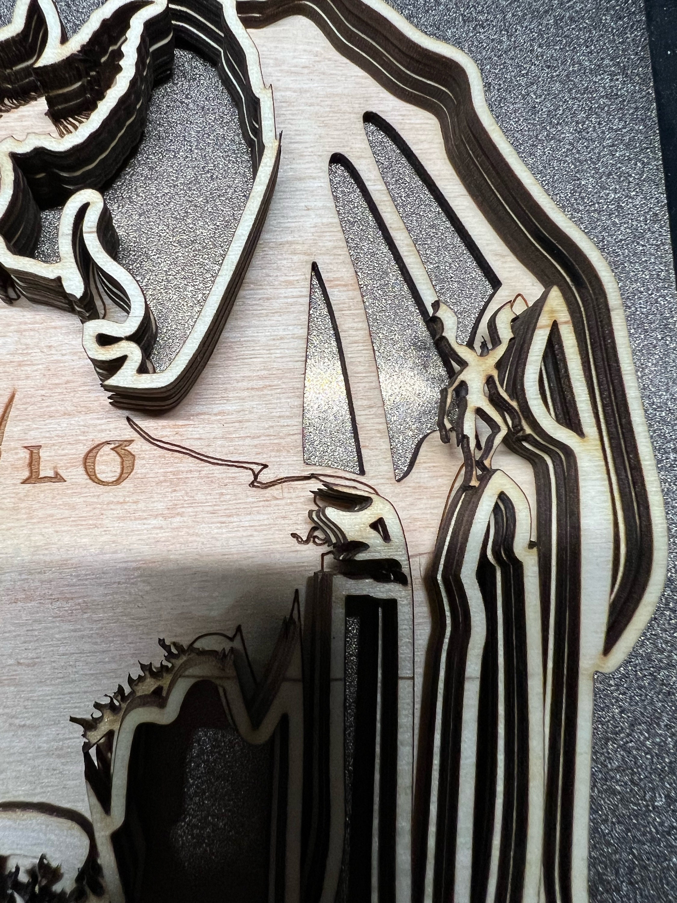 Diablo 4 Multi Layer File SVG DXF AI and Light Burn Download Only - Etsy