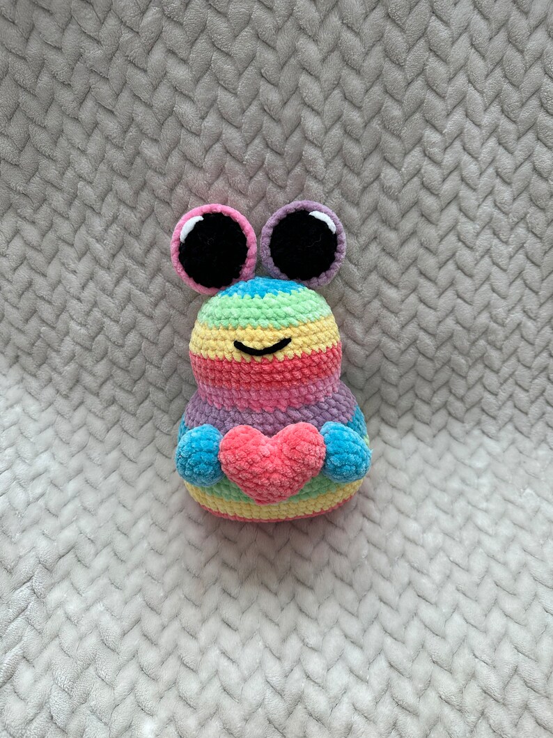 Blob the Frog (rainbow) - Etsy