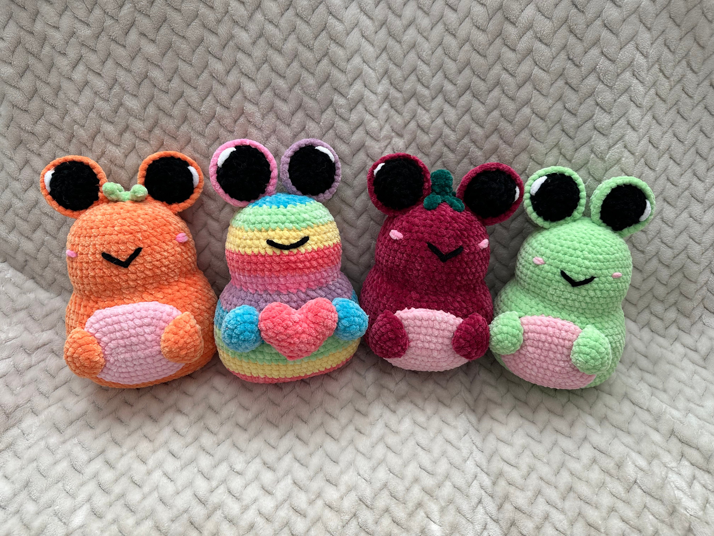 Blob the Frog (rainbow) - Etsy