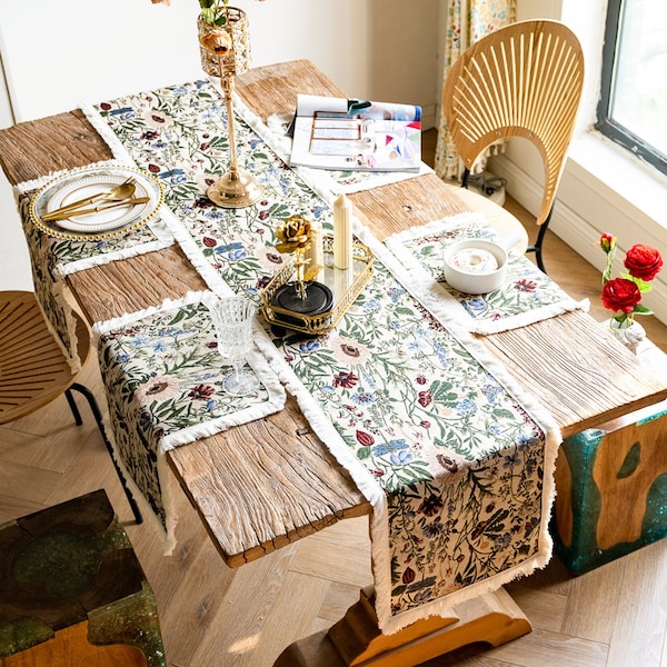 Boho Table Runner - Etsy