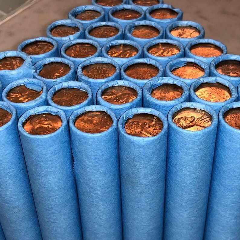 Uncirculated Wheat Penny Roll UNSEARCHED Red & Red/brown - Etsy