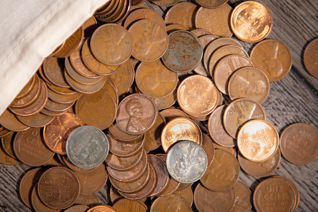 500 COIN Wheat Penny Bag TRULY UNSEARCHED Vintage Wheat Cent Bag - Etsy