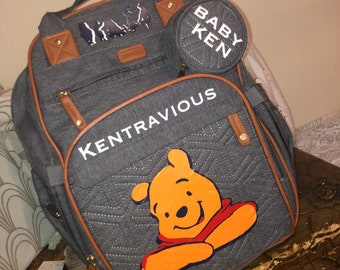Custom Black Girl Diaper Bag - Etsy